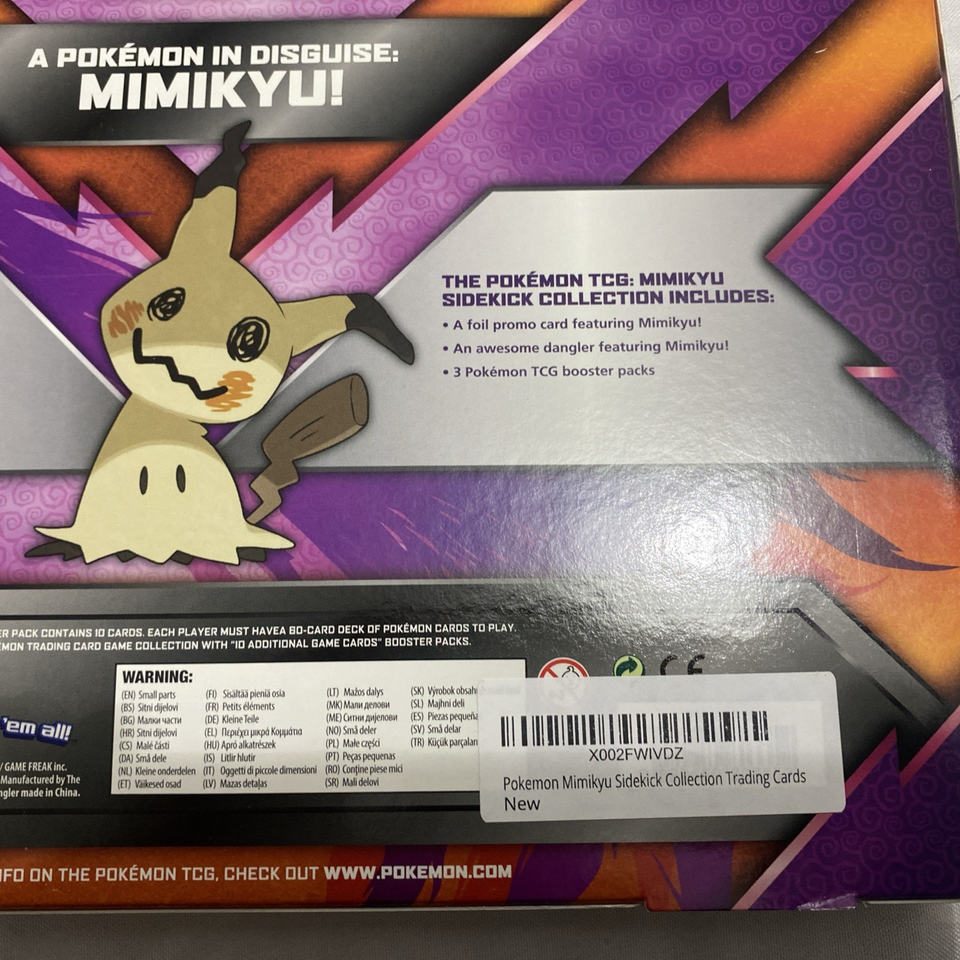 Pokemon TCG: Mimikyu Sidekick Collection Box New/Sealed n504 | eBay