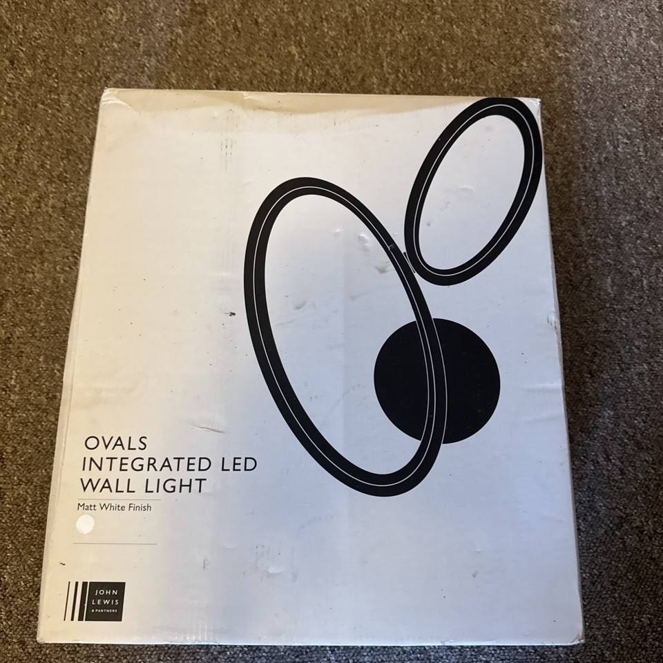 John Lewis OVALS Warm White Stacked LED WALL LIGHT New | eBay UK