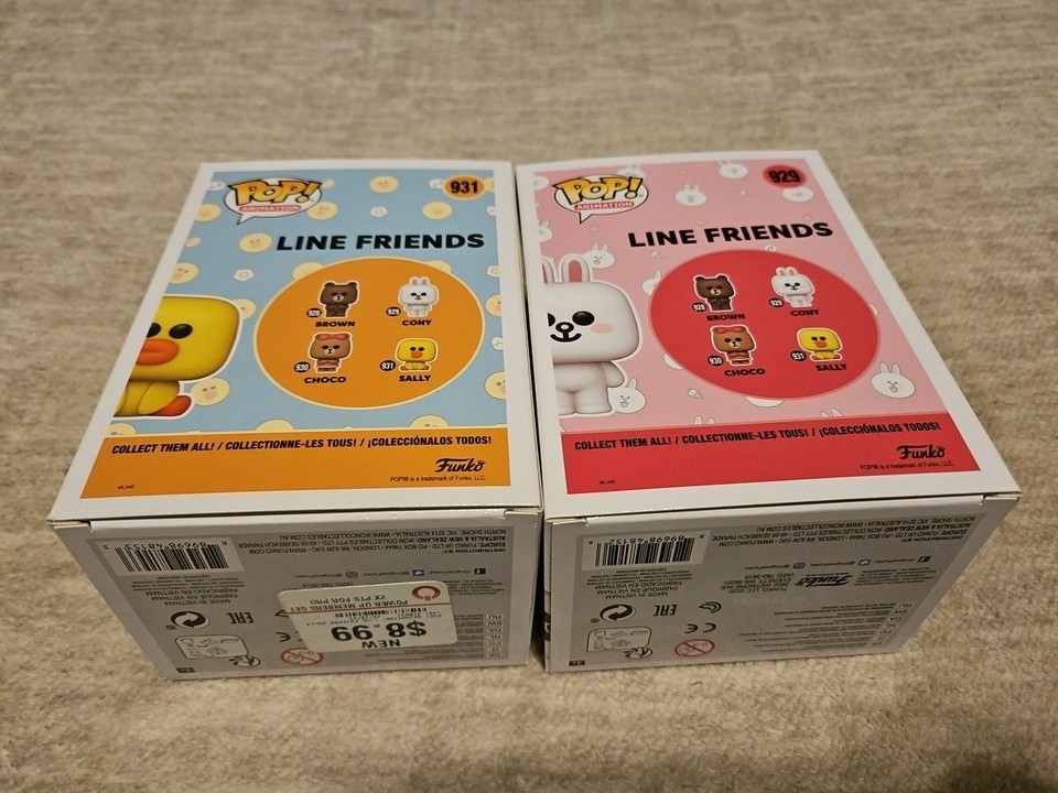 Funko Pop! Animation Line Friends Sally 931 And Cony 929 | eBay