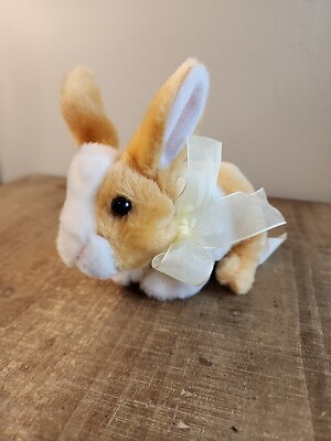 Russ Yomiko Classics Brown Bunny Rabbit White Plush Stuffed Animal 6 ...