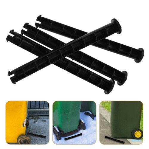 4 Pcs Trash Can Lid Accessories Garbage Locks Outdoor Accessory Bin Pin ...