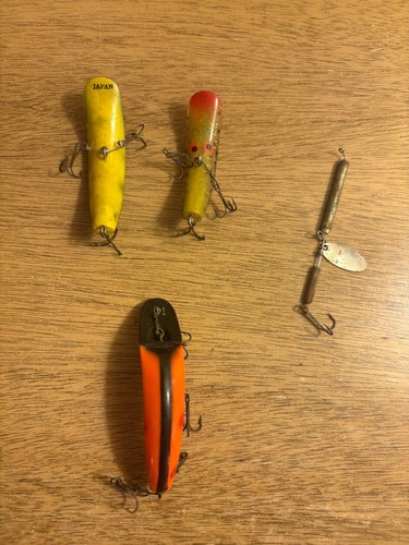 Vintage fishing lures plugs trolling casting pike bass | eBay