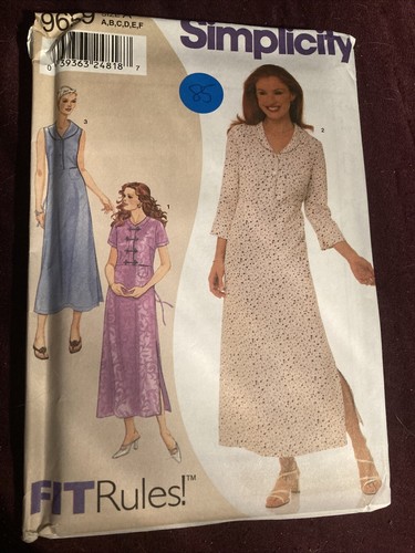 9659 Vintage Simplicity SEWING Pattern Misses Dress Flared OOP UNCUT ...