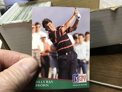 1991 Pro Set PGA Tour Golf # 157 BILLY RAY BROWN | eBay