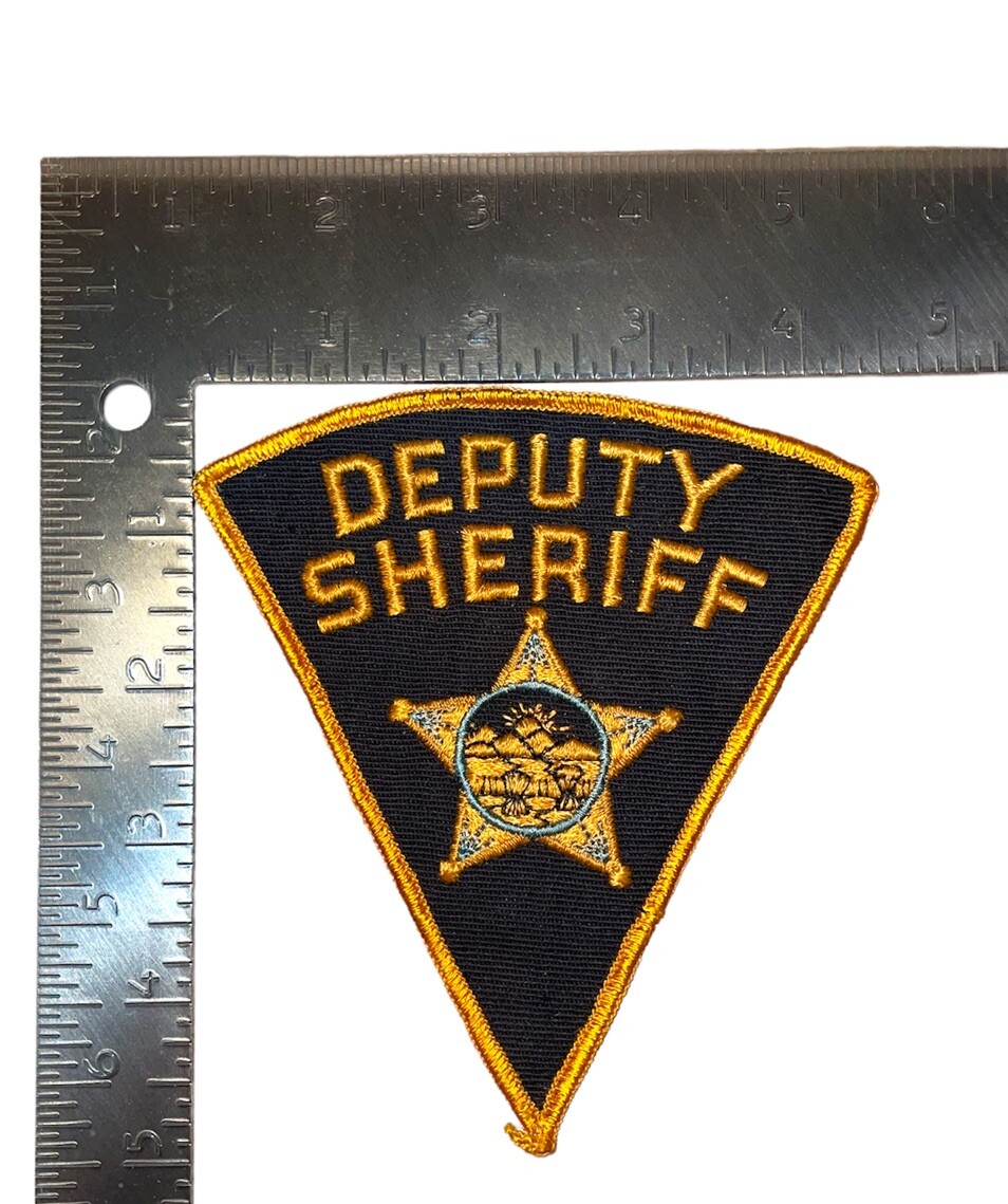 Ohio Deputy Sheriff Patch - vintage - 4 1/2 inches x 5 1/4 inches | eBay