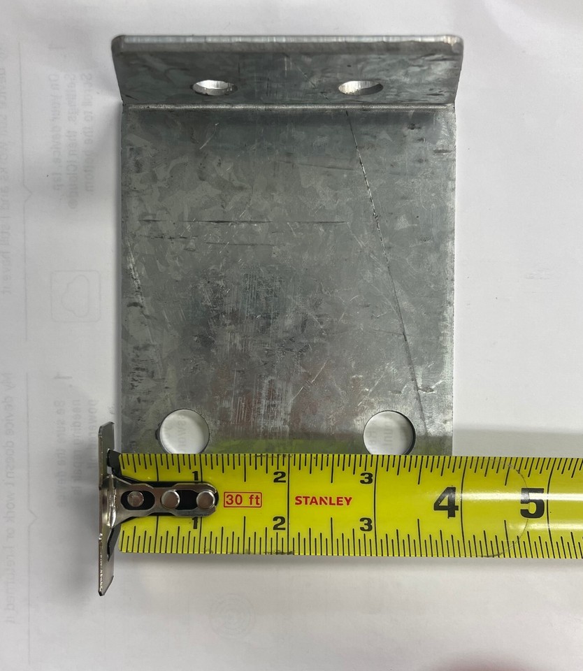 (2) Pallet Racking Universal Foot Plates for Uprights, Nuts and Bolts ...