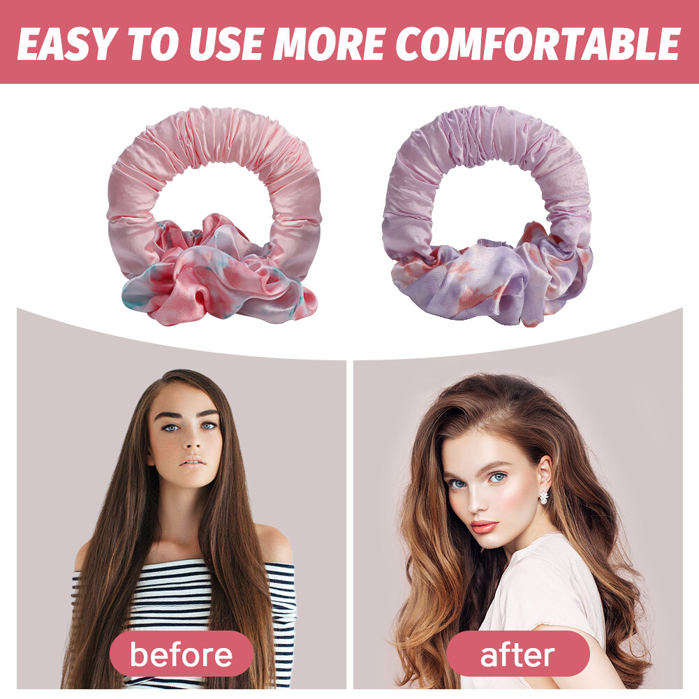 Styling Tool Heatless Curling Headband Home Travel Portable For ...