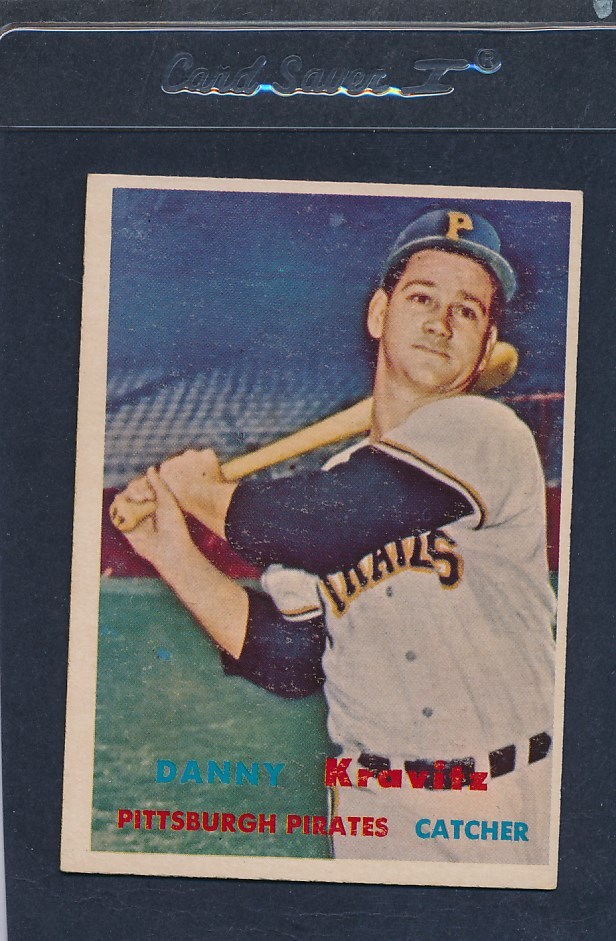 1957 Topps #267 Danny Kravitz Pirates EX 57T267-111215-4 | eBay