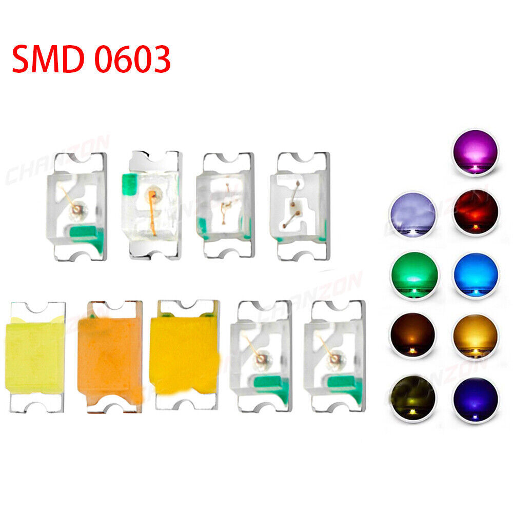 100pcs SMD 0402 0603 0805 1206 3528 2835 5050 5730 LED Diodes RGB 5KIT ...