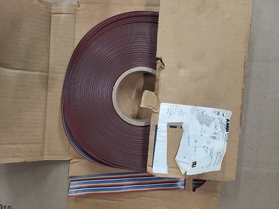 100-FT AMP Ribbon Cable P/N 2-57643-6 28 AWG | eBay