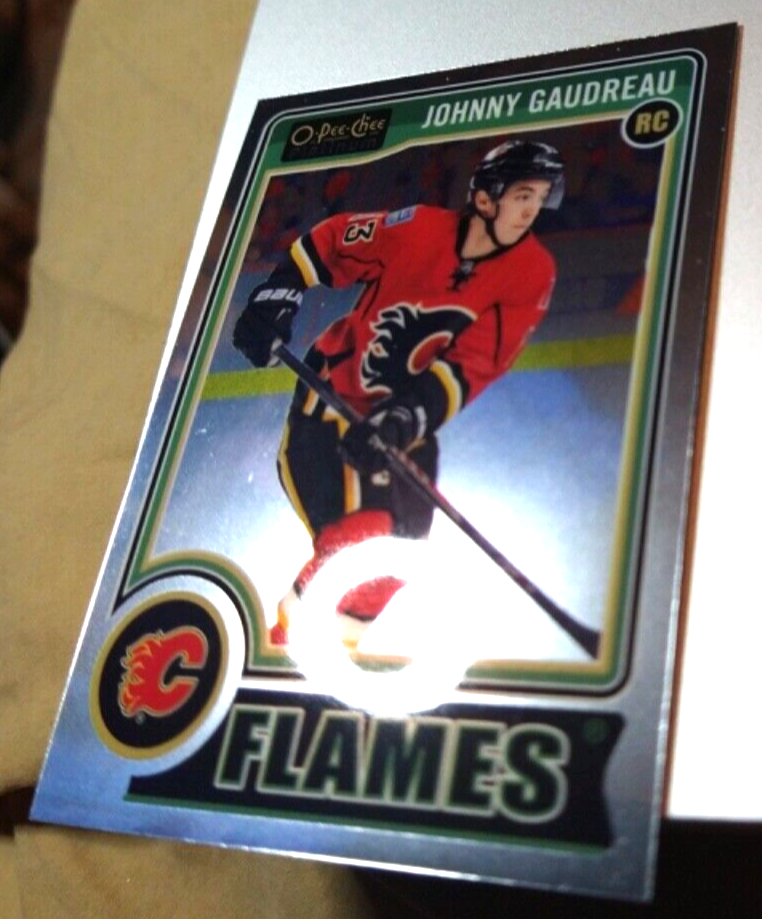 14/15 0-PEE-CHEE PLATINUM HOCKEY JOHNNY GAUDREAU ROOKIE CARD | eBay