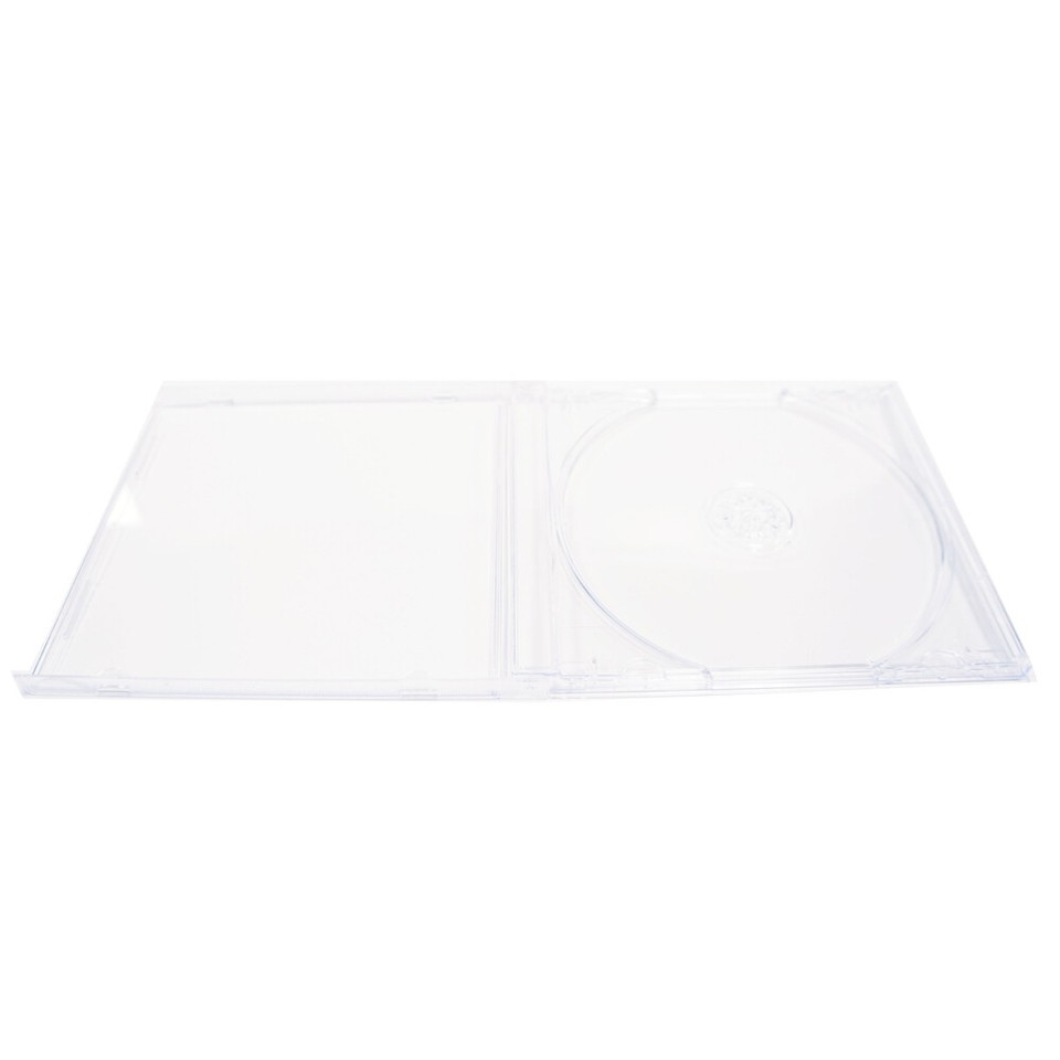 25 Standard 10.4 mm Jewel Case Single CD DVD Disc Storage Assembled ...