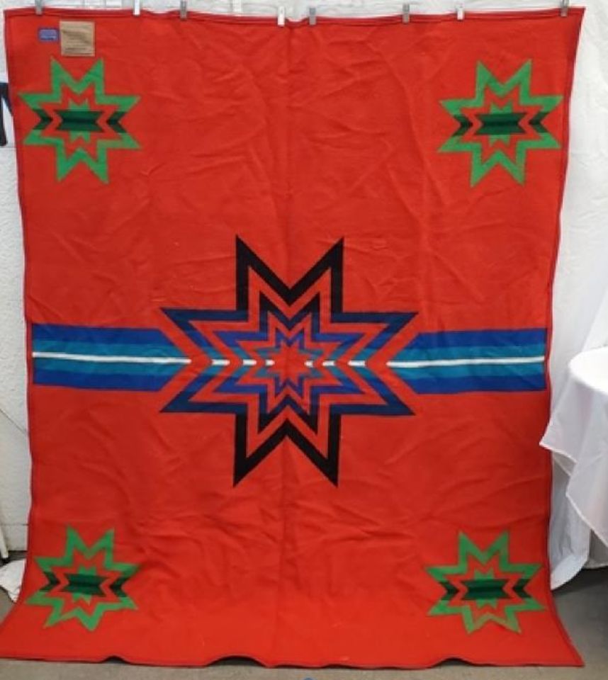 Vintage SIOUX STAR Pendleton Woolen Mills Beaver State Blanket ...