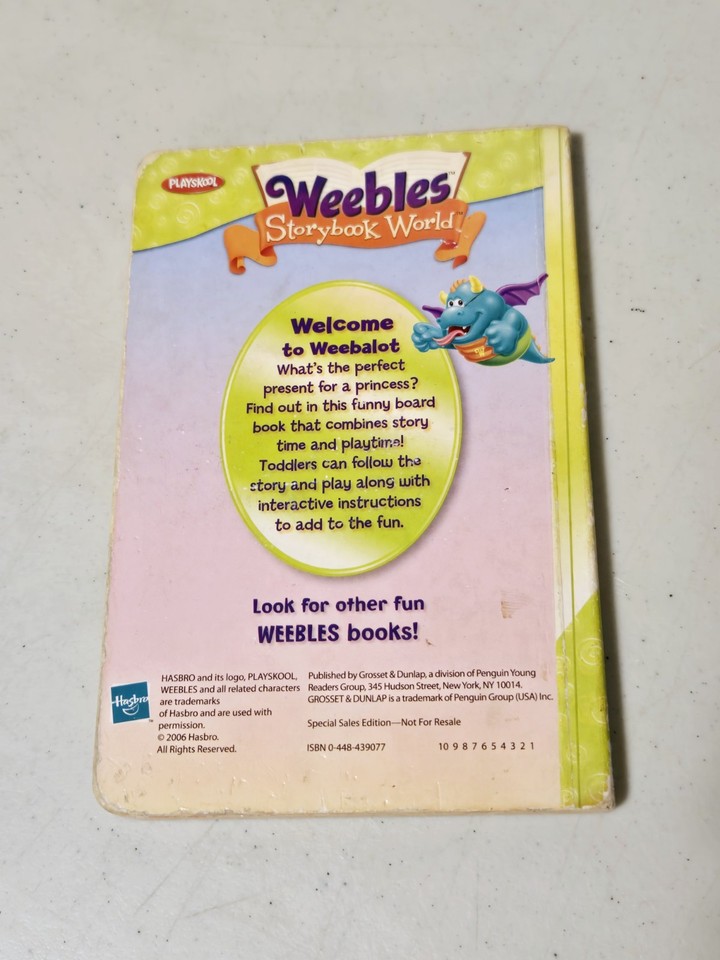 Weebles Storybook World - Welcome To Weebalot (Board Book) - Playskool ...
