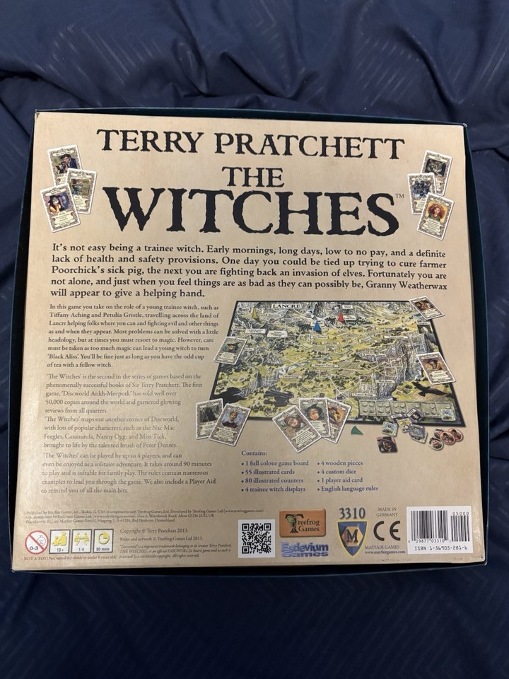 Terry Pratchett 'The Witches' Board Game Mayfair Games | eBay UK