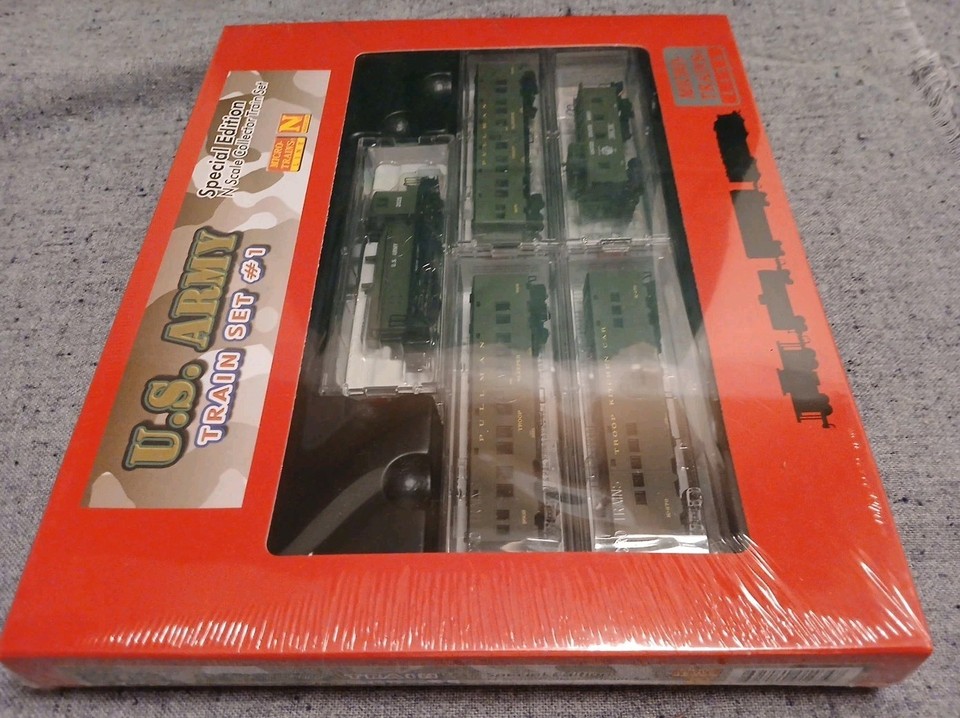 U.S. ARMY Train Set #1 Special Edition N-Scale Collector Train Set ...