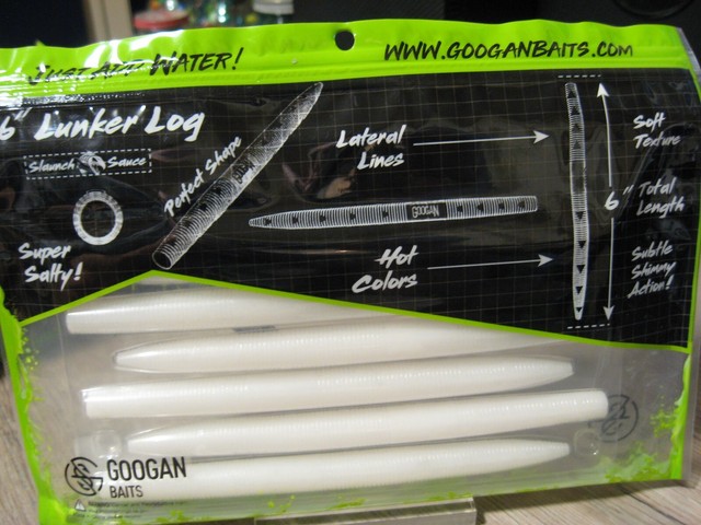 Googan Lunker Log 6" Junebug 6pk for sale online | eBay