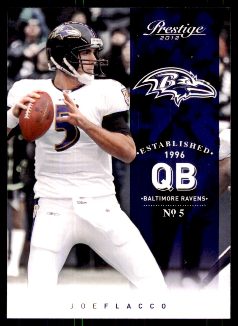 2012 Panini Prestige Joe Flacco Football Cards #18 | eBay