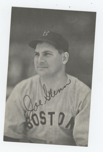 Autographed Burke Photo of Red Sox Joe Glenn | eBay UK