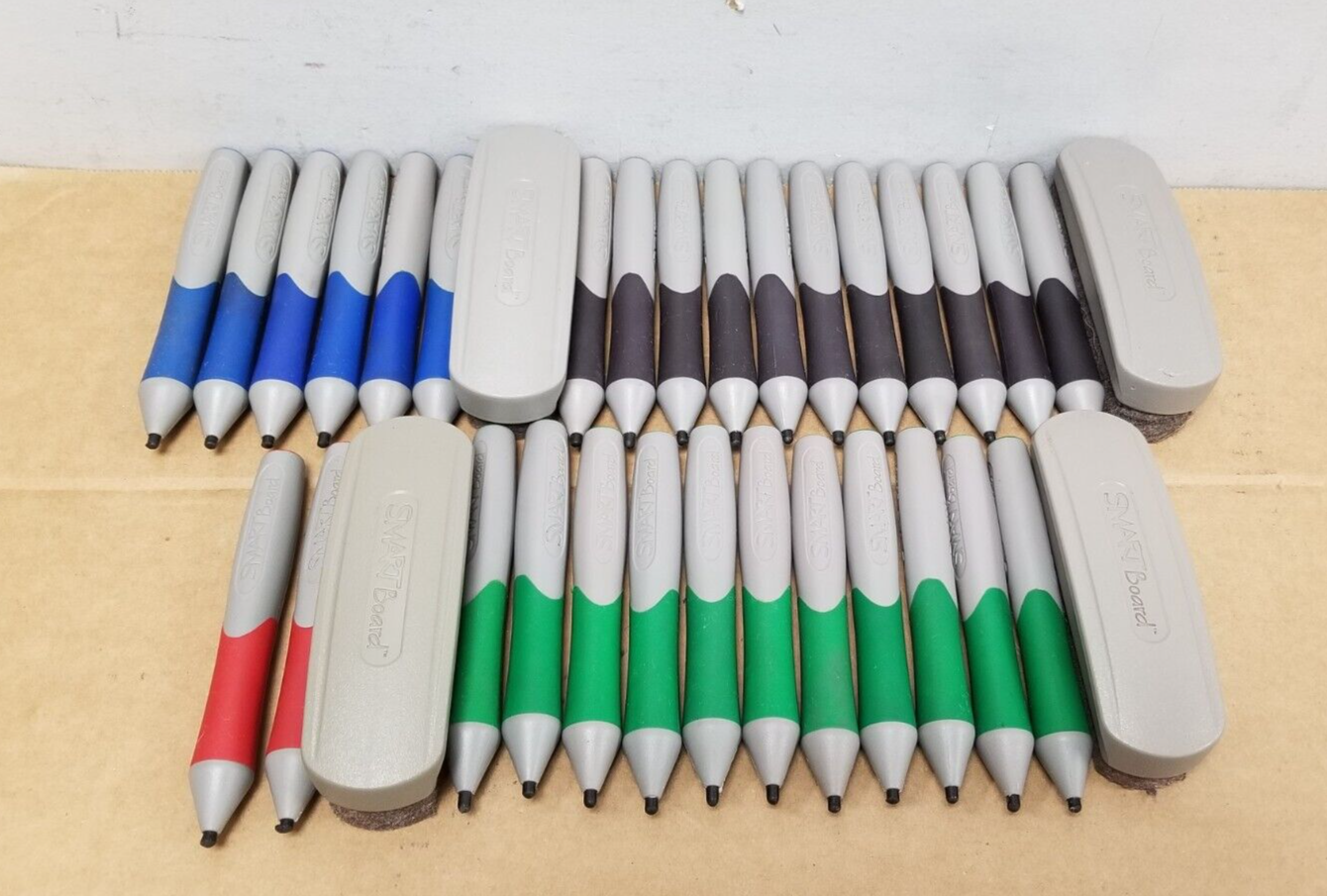 SmartBoard Stylus Lot, 30 Marker Pens and 4 Erasers | eBay