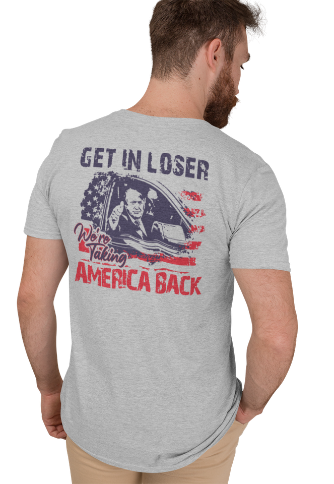Trump 2024 Supporter T-shirt Get In Vote Political Satire Tee Funny ...