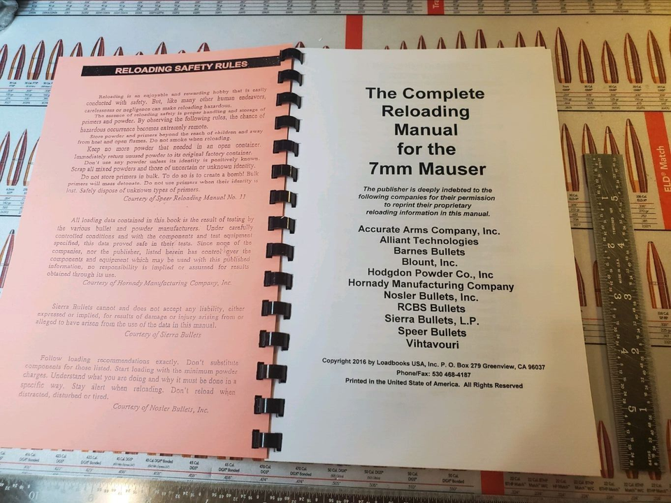 THE COMPLETE RELOADING MANUAL FOR THE 7MM STW, LOAD BOOKS USA (NEW) | eBay