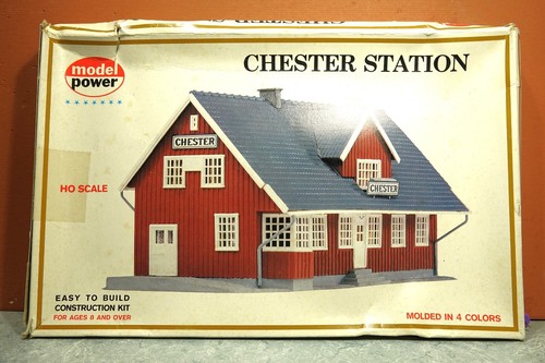 HO SCALE MODEL POWER CHESTER STATION MODEL KIT # 454 | eBay