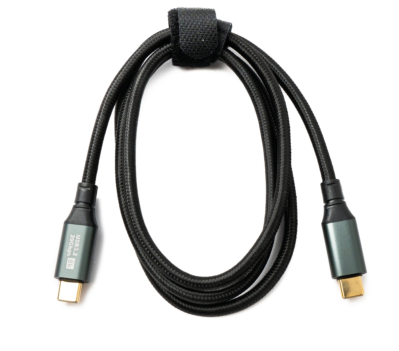 SYSTEM-S USB 3.2 Gen 2 8K 39 3/8in Cable Type C Plug To Plug Braided 20 ...