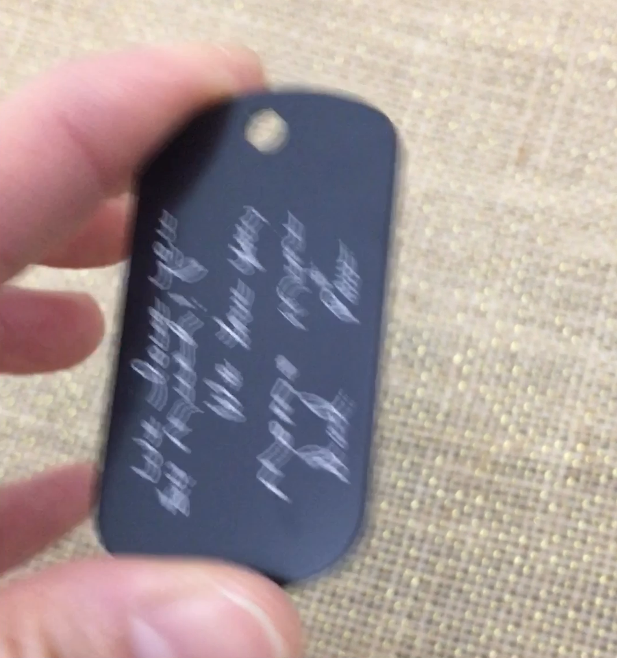 Custom Made Personalized Photo Laser Dog Tag Picture Pendant with Ball ...