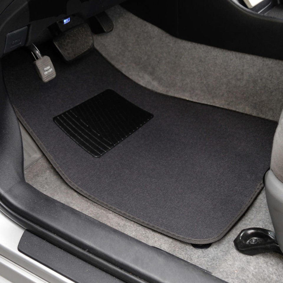 Front & Rear Carpet Floor Mats Set for Auto Car SUVs Van Truck ...