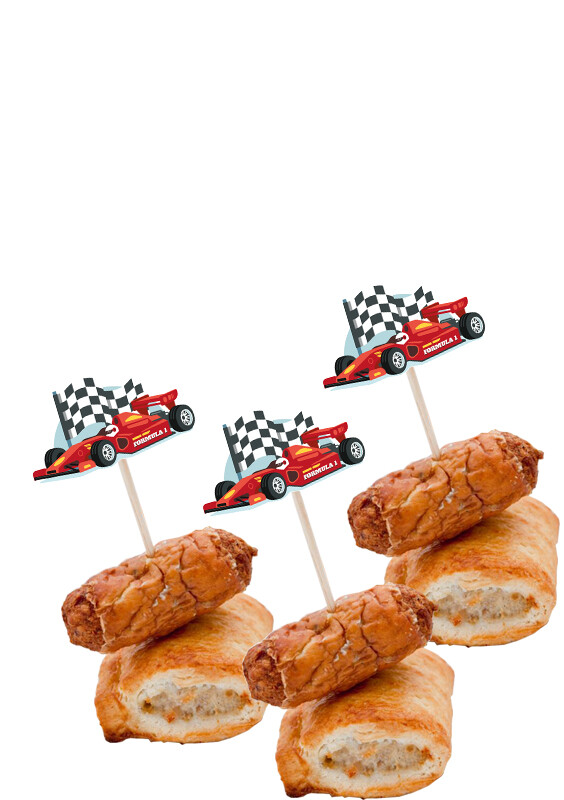 Formula 1 F1 Birthday Cupcake & Party Food Toppers Decorations Picks 14 ...