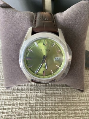 Bulova Automatic Surveyor Green Dial Sapphire Crystal Men's Watch ...