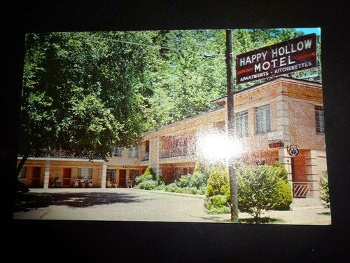 Happy Hollow Motel Hot Springs Arkansas Postcard 1963 | eBay
