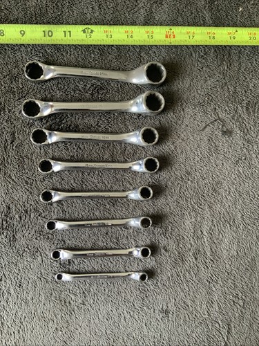 Snap On Stubby Box End Wrench Set, Metric, 8c…6 Up To 20…..see Pics….l ...