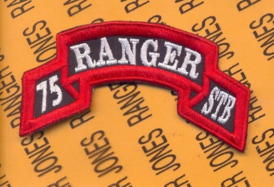 75th Infantry Regt Special Troops Bn STB AIRBORNE RANGER scroll patch c ...