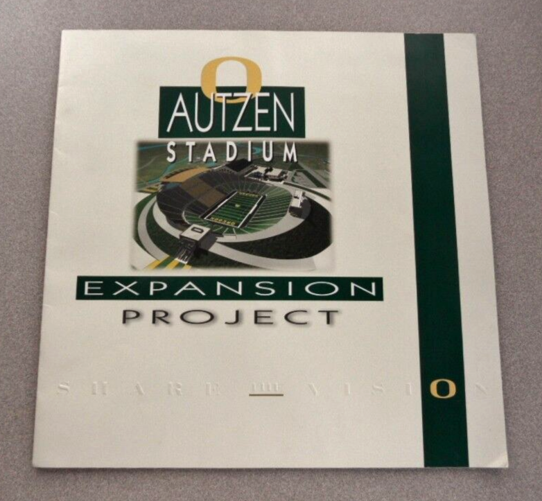 orig. 2000 Oregon Ducks *AUTZEN STADIUM EXPANSION PROJECT* Prospectus ...