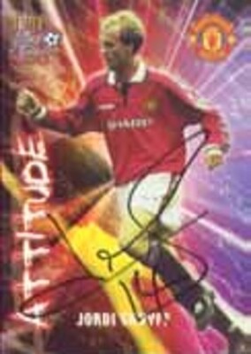 Jordi Cruyff - Man Utd - Signed Trading Card - COA - (18236) | eBay