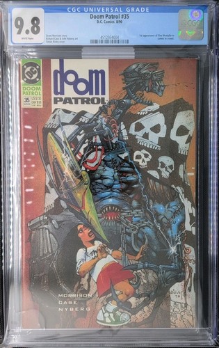 Doom Patrol #35 CGC 9.8 1st Flex Mentallo cameo & Danny the Street VHTF ...