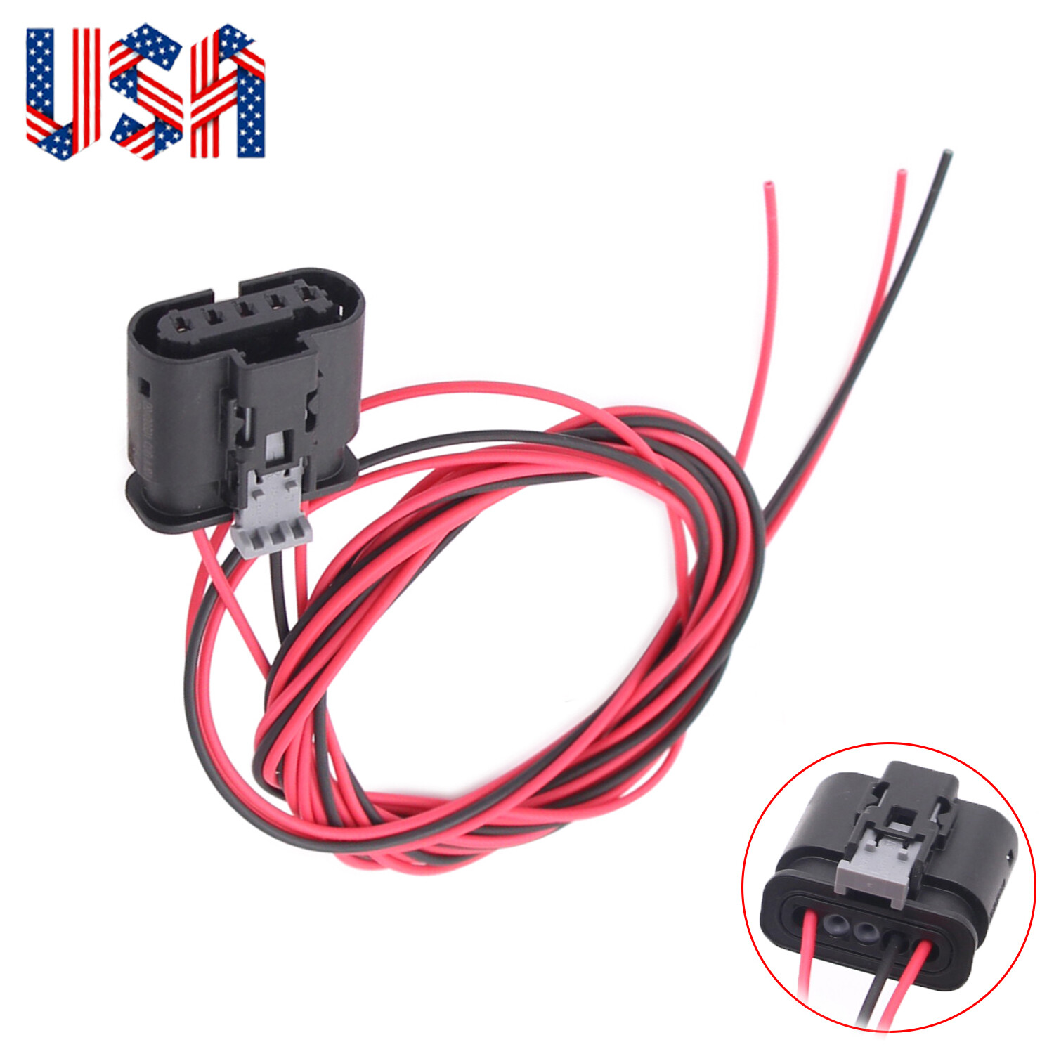 Intercooler Pump Connector Plug 4ft Pigtail Fit for Camaro ZL1 LSA Swap ...