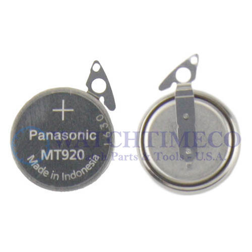 Panasonic MT920 Battery Capacitor f/ Seiko 5J21 5J22 5J23 5J32 7D46 ...