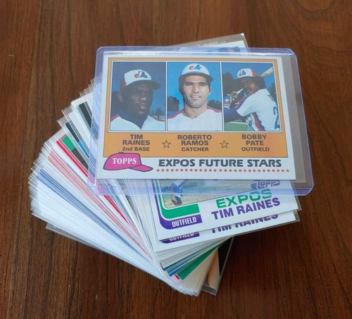 Tim Raines Baseball Card Lot 65 Cards With One 1981 Topps Rookie Card ...