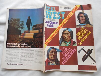 REAL WEST MAGAZINE -FEBRUARY,1973 CRAZY HORSE | eBay