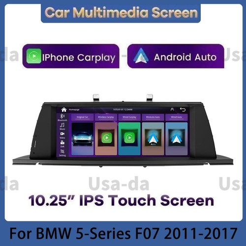 10.25"Wireless CarPlay Android Auto Car Multimedia Screen For BMW 5 ...