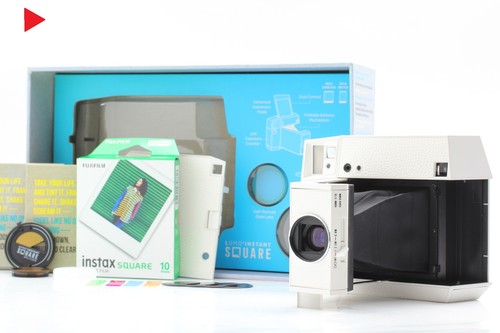 [Unused Box] Lomography Lomo Instant Square White Camera + New Film ...