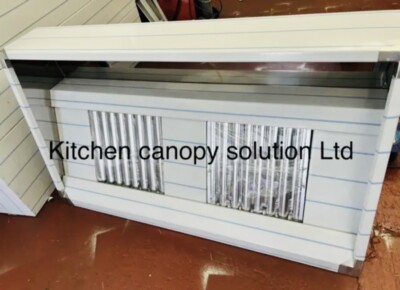 Commercial Kitchen Extraction Canopy/ hood 5ft+ Extraction kit With Fan ...