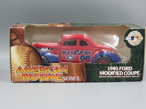 Ertl 1998 "American Pastime Series" MLB Rangers Diecast Locking Bank ...