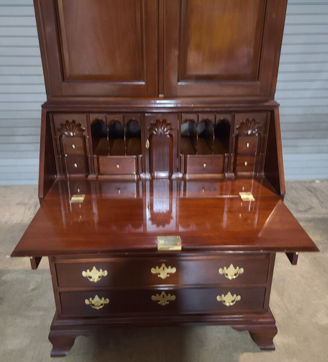 Sutton Century Collection Mahogany Chippendale Secretary Desk ...