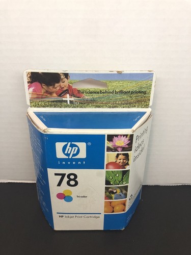 HP Tricolor Inkjet Print Cartridge 78 New Expired 2005 | eBay