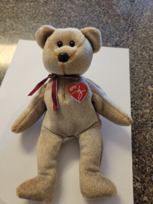 Rare Authentic Ty 1999 Signature Bear Beanie Babies Missing Ty Tag | eBay