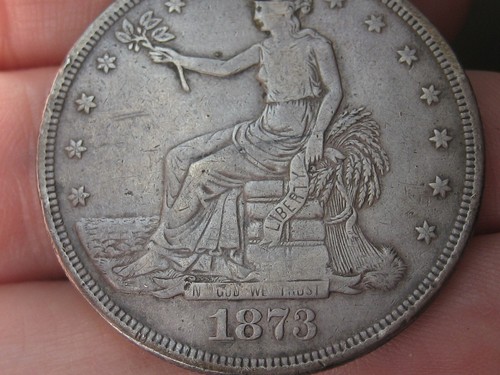 1873 P Silver Trade Dollar- Philadelphia, Fine/VF Details | eBay